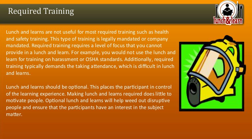 Required Training Freshskills